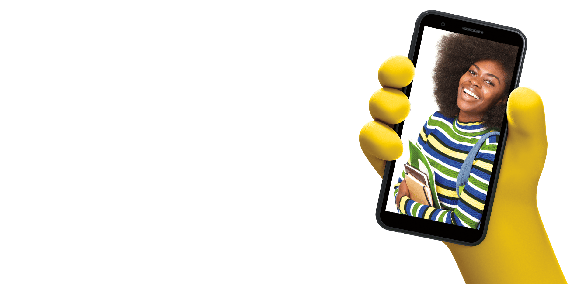 Hand with Phone - Campus Commandos